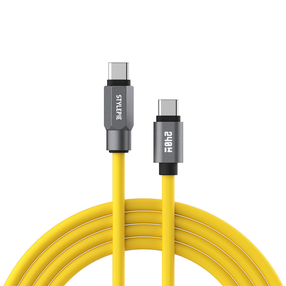 HexCable: Fast Charge Cable (240W, USB-C to USB-C) – Stylepie
